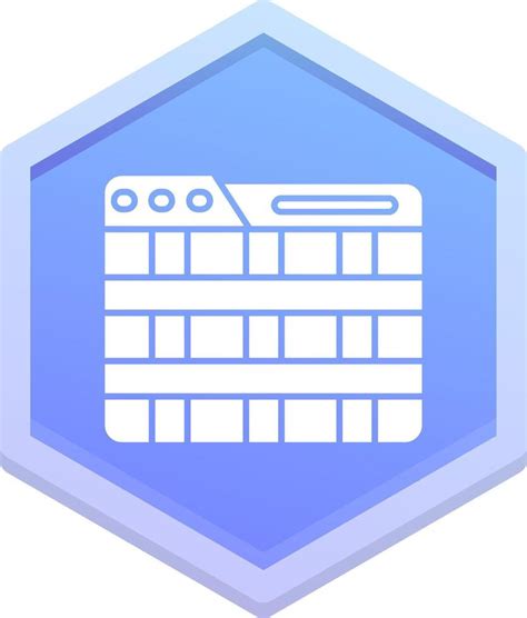 Grid Polygon Icon 38507249 Vector Art At Vecteezy
