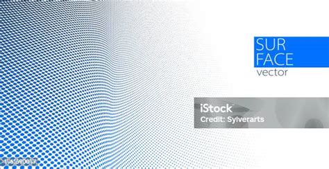 점선 벡터 추상배경 원근 흐름의 파란색과 회색 점 점티 텍스처 추상화 빅 데이터 기술 이미지 멋진 배경 3차원 형태에 대한 스톡 벡터 아트 및 기타 이미지 Istock