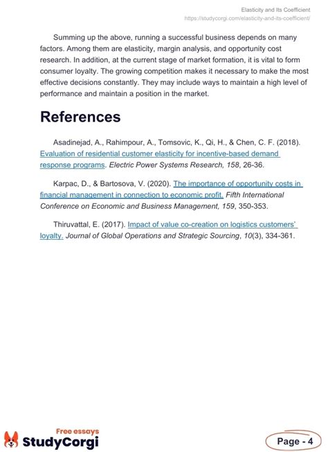 Elasticity And Its Coefficient Free Essay Example