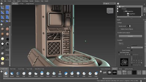Mudbox 2023 Mudkit Hard Surface Sculpt Slipgate Teleporter Autodesk Community