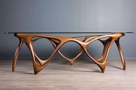 Modern Design Table Premium Ai Generated Image