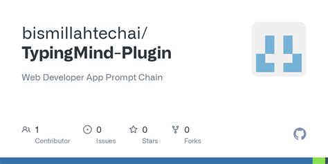 github bismillahtechai typingmind plugin web developer app prompt chain