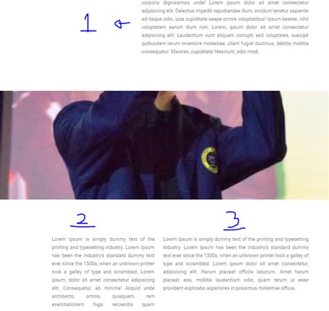 Html How To Divide A Long Paragraph From Api Into 3 Section Using Css