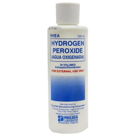 Hydrogen Peroxide 3 120ml Aguaper By Greatstar Laboratories At Best