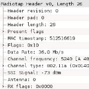Sample Output Of Wireshark Showing The Radiotop Header Download Scientific Diagram