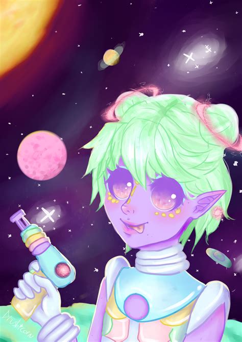 Alien Girl By Drushicorn On Deviantart