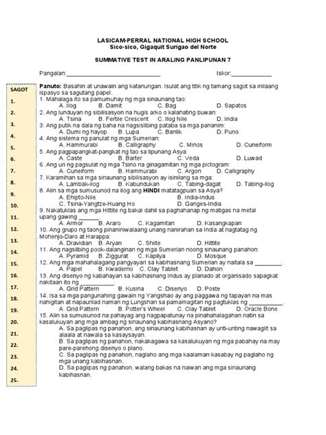 Q2 1st Sum Ap7 Pdf