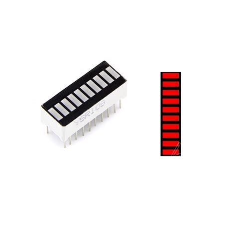 10 Segment Led Bar Graph Display Red Color Buy Online At Low Price In