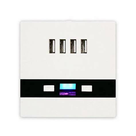 Newest Design Universal USB Port Wall Face Plate Outlet Panel Power Supply Socket Plug