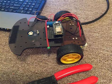 Nodemcu Esp8266 Robot With Stand Alone Library Projects Made With