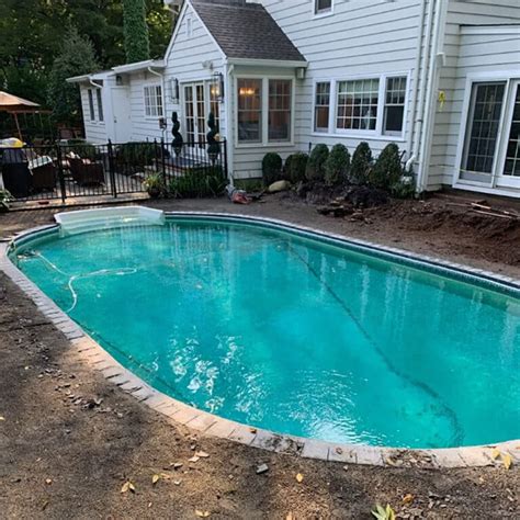 Pool Liner Renovations Before And After Latham Pool