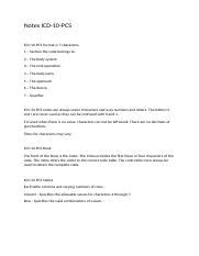 Understanding ICD 10 PCS Coding System Course Hero