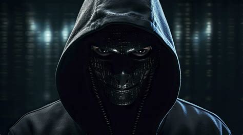 Ai Generated Binary Intrigue Anonymous Robotic Hacker Concept Of Hacking Ai Generated
