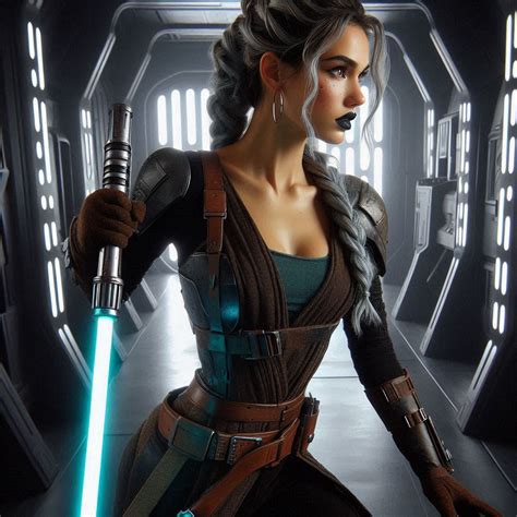 Female Jedi Knight 01 Star Wars Ai Art By Edwinofscotland On Deviantart