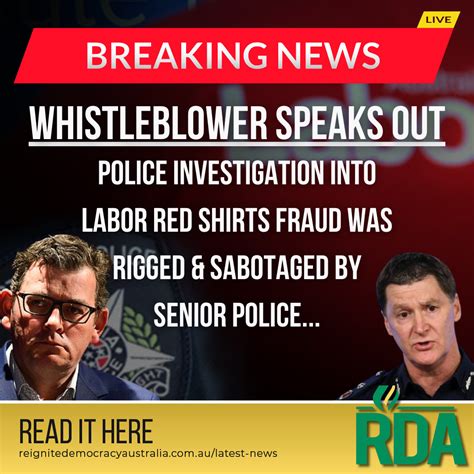 Police Whistleblower Speaks Out About Red Shirts And Labor Corruption