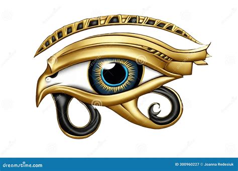 Eye Of Horus Symbol From Ancient Egypt Stock Illustration