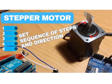 Nema 17 Stepper Motor Set Sequence Of Steps Speed Anddirection