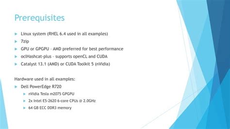 Gpu Based Password Recovery On Linux Txlf 2013 Ppt Gpu Based Password Recovery On Linux Txlf 2013 Ppt