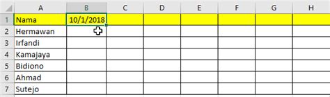 How To Create Sequential Dates In Excel