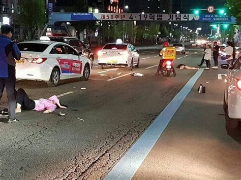 혐 운전자 무죄 판결 받은 여대생 무단횡단 사망 사고
