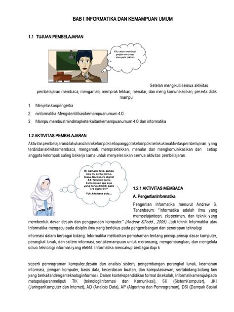 Modul 1 Mapel Informatika Pdf