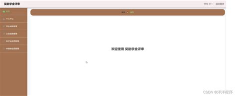 Javaphpnodejspython奖助学金评审【2024年毕设】 Csdn博客