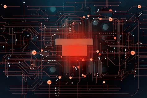 Premium Ai Image Abstract Circuit Line On Background Futuristic Technology Background