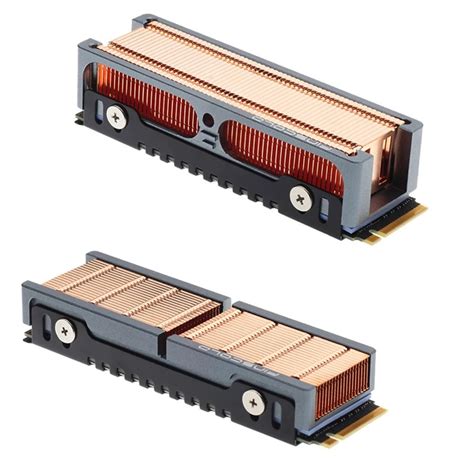 M2 Ssd 방열판 쿨러 2280 솔리드 스테이트 하드 드라이브 라디에이터 Ngff M2 Nvme 구리 핀 Hdd 냉각 열 패드 401 Wmk