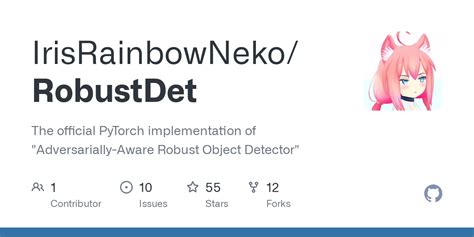 Github Irisrainbownekorobustdet The Official Pytorch Implementation