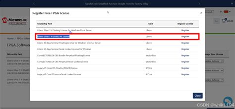 Microsemi Libero Soc免费许可证申请指南（microchip官网2024最新方法） 技术栈