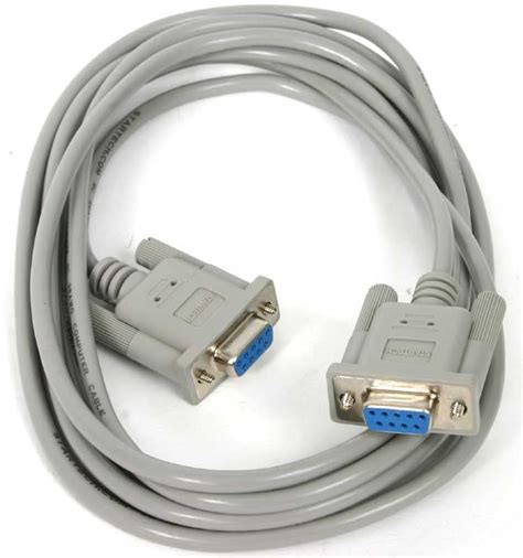 StarTech Com RS Serial Null Modem Cable Null Modem Cable DB F To DB F Ft