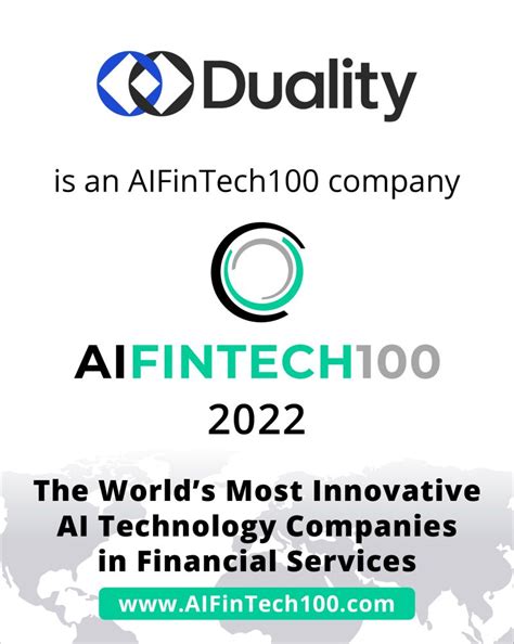 Duality Technologies On Linkedin Aifintech100