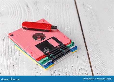 History Of Computers Floppy Disk Retro Storage Stock Image Image Of Magnetic Office 110302981
