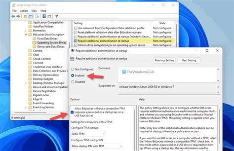 Selhalo otevření nástroje BitLocker Control Panel Tool chyba
