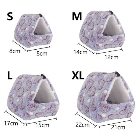 Badu Bg Топла къща за домашни любимци Клетка за аксесоари за хамстери Гнездо за малки животни