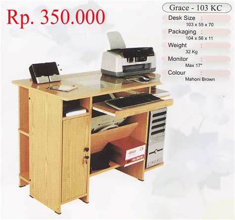 Pasar Komputer Bekonang Daftar Harga Meja Komputer Grace