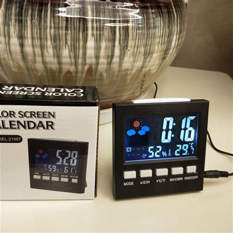 Electronic Digital Alarm Clock Digital Clock Calen Vicedeal