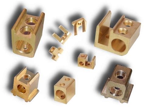 Polished Brass Hrc Fuse Terminals For Electrical Fittings Pattern