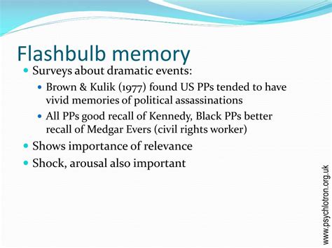 Ppt Flashbulb Memory Powerpoint Presentation Free Download Id4502163