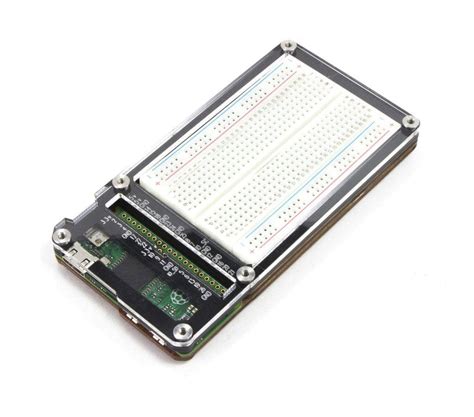 Zebra Zero Plus Raspberry Pi Zero Case Black Ice The Pi Hut