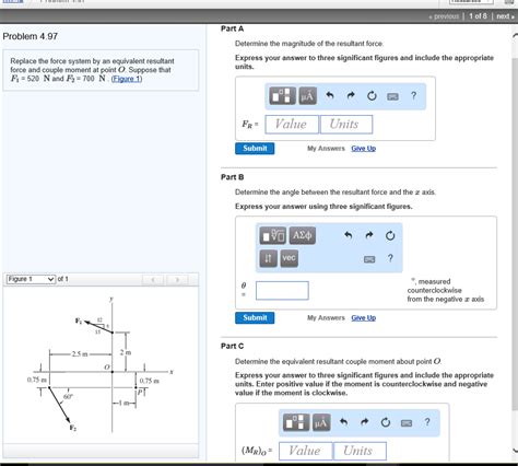 solved replace the force system by an equivalent resultant