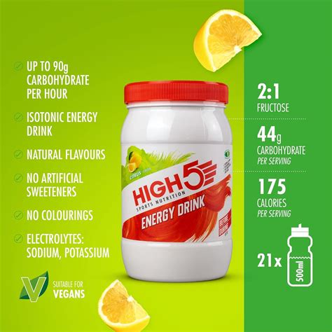 High5 Energy Hydration Drink Citrus 1kg Carbohydrates