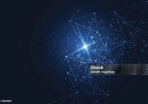 추상적인 기술 빅 데이터 시각화입니다 미래 공간 Infographic입니다 정보 미적 배경 디자인입니다 벡터 일러스트 레이 션 가상현실에 대한 스톡 벡터 아트 및 기타