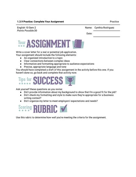 1 3 9 Practice Complete Your Assignment 1 3 Practice Complete Your Assignment Practice