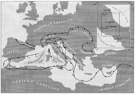 Structural Sketch Map Of The Circum Mediterranean Alpine Orogenic Belt