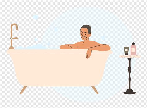 목욕 시간 앉아 각도 의자 만화 흠 기하학 수학 Png Pngwing