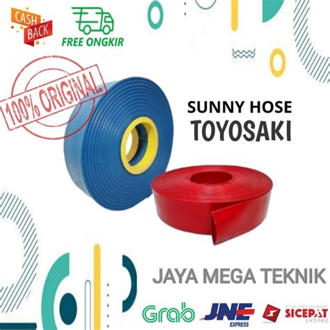 Jual Selang Pvc Cor Semen Sunny Hose Toyosaki Tremi 6inch Layflat Asli 6bar Shopee Indonesia