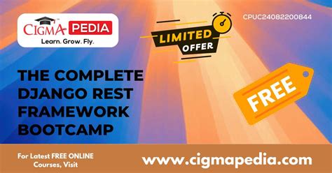The Complete Django Rest Framework Bootcamp Free Udemy Course Cigma Pedia