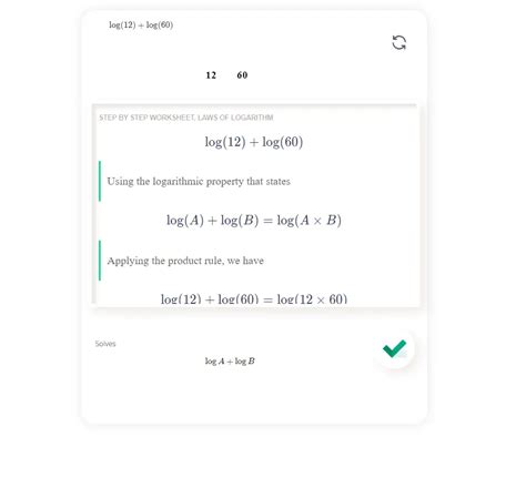 Logarithms Product Rule Free Math Problem Solver With Steps Mathcrave