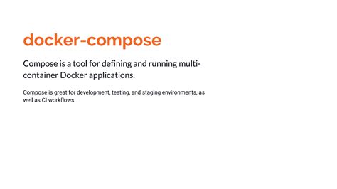 Docker Compose Pptx